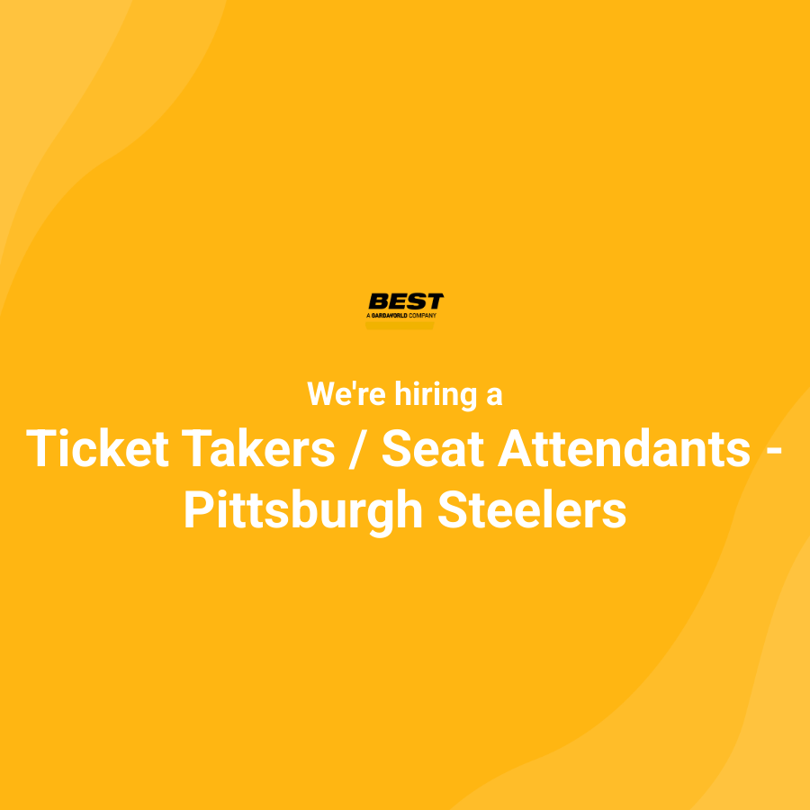Ticket Takers / Seat Attendants - Pittsburgh Steelers