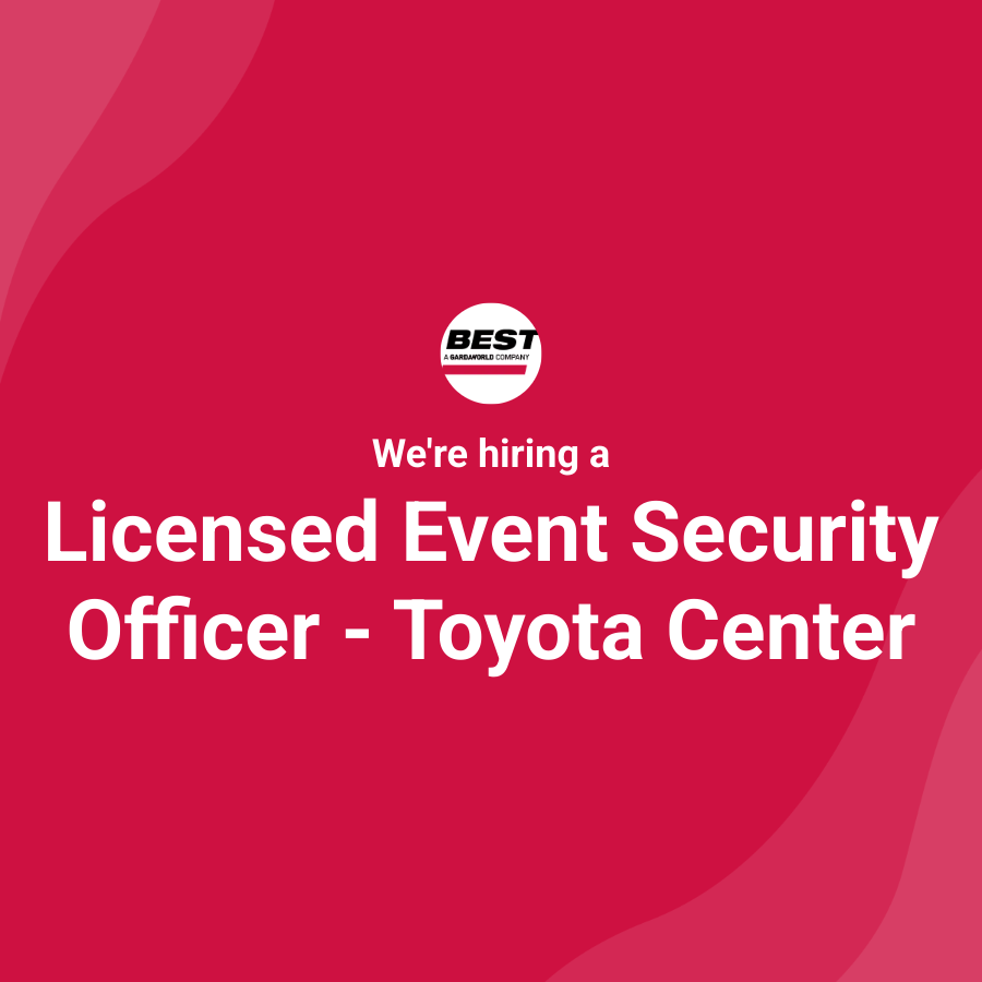 Licensed Event Security Officer - Toyota Center