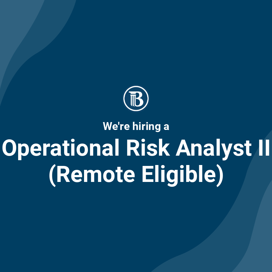 Operational Risk Analyst II (Remote Eligible)