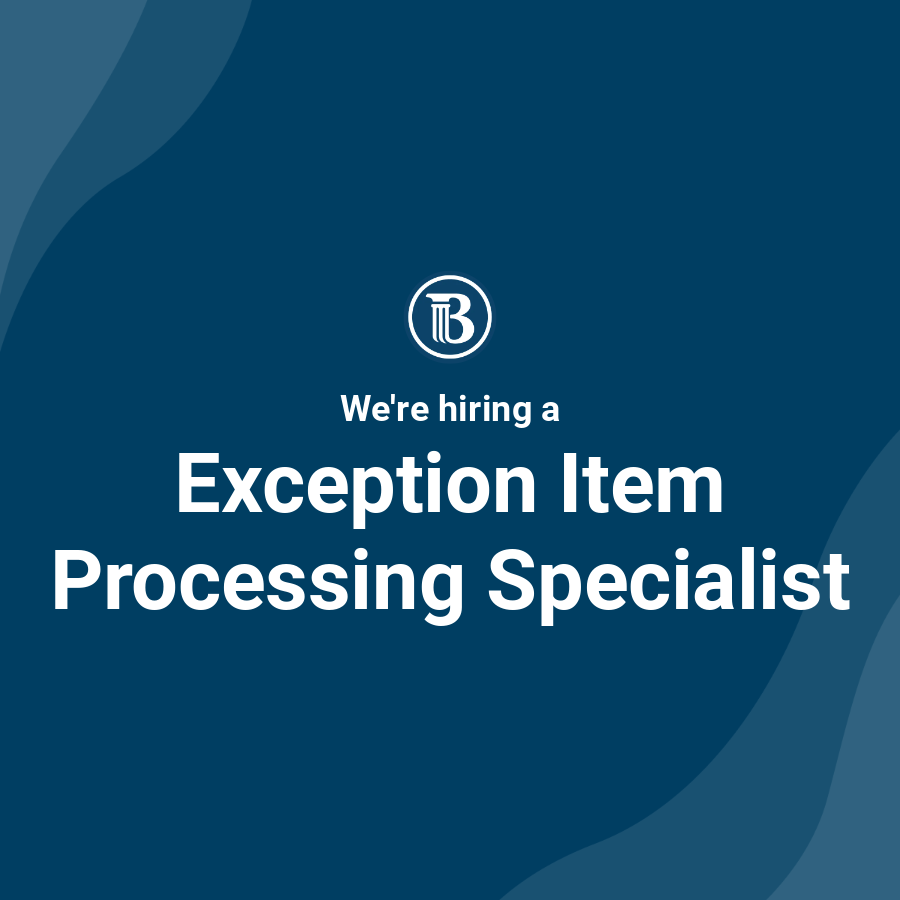 Exception Item Processing Specialist