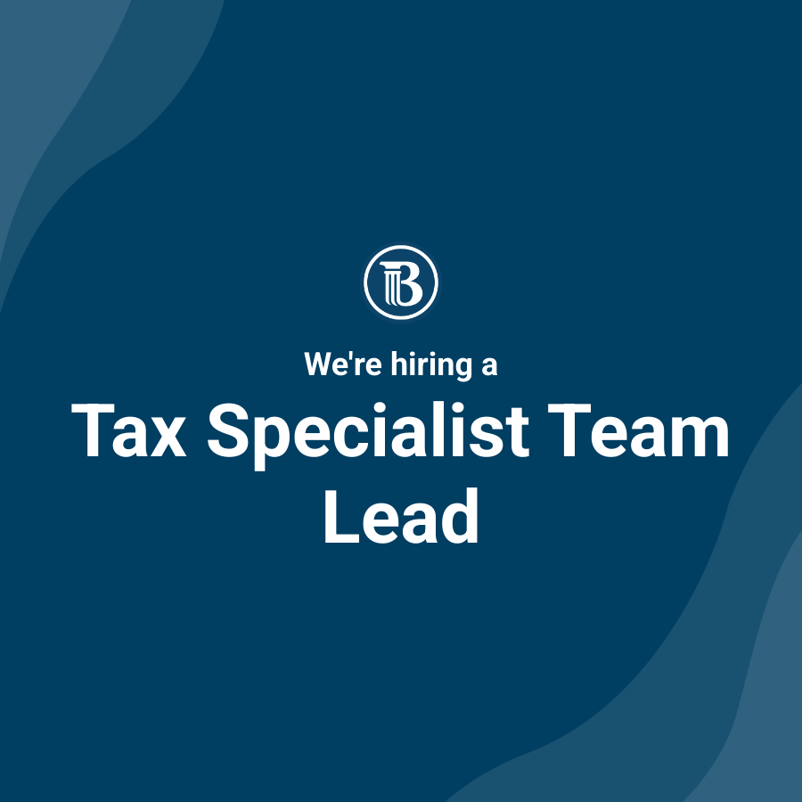 Tax Specialist Team Lead
