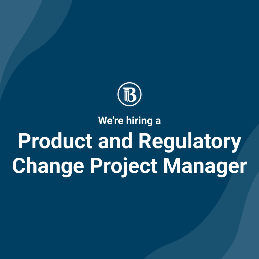 Product and Regulatory Change Project Manager