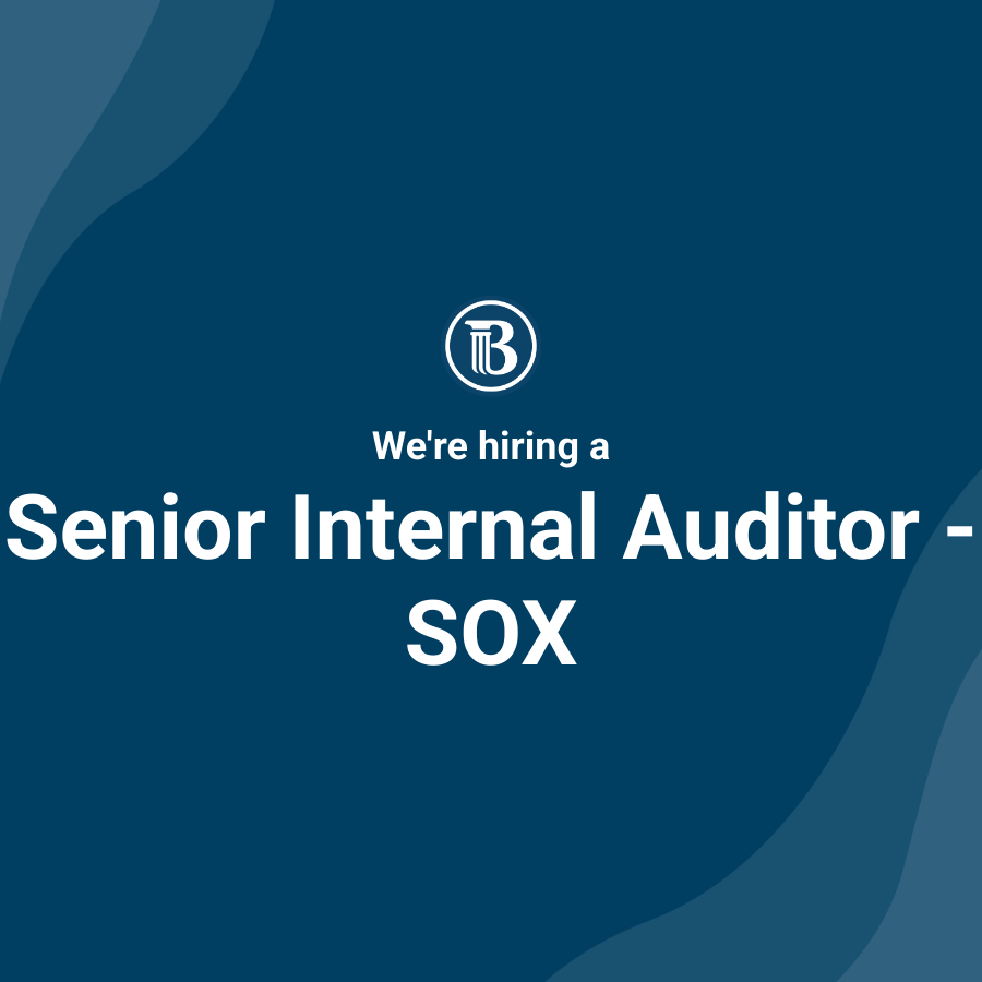 Senior Internal Auditor - SOX