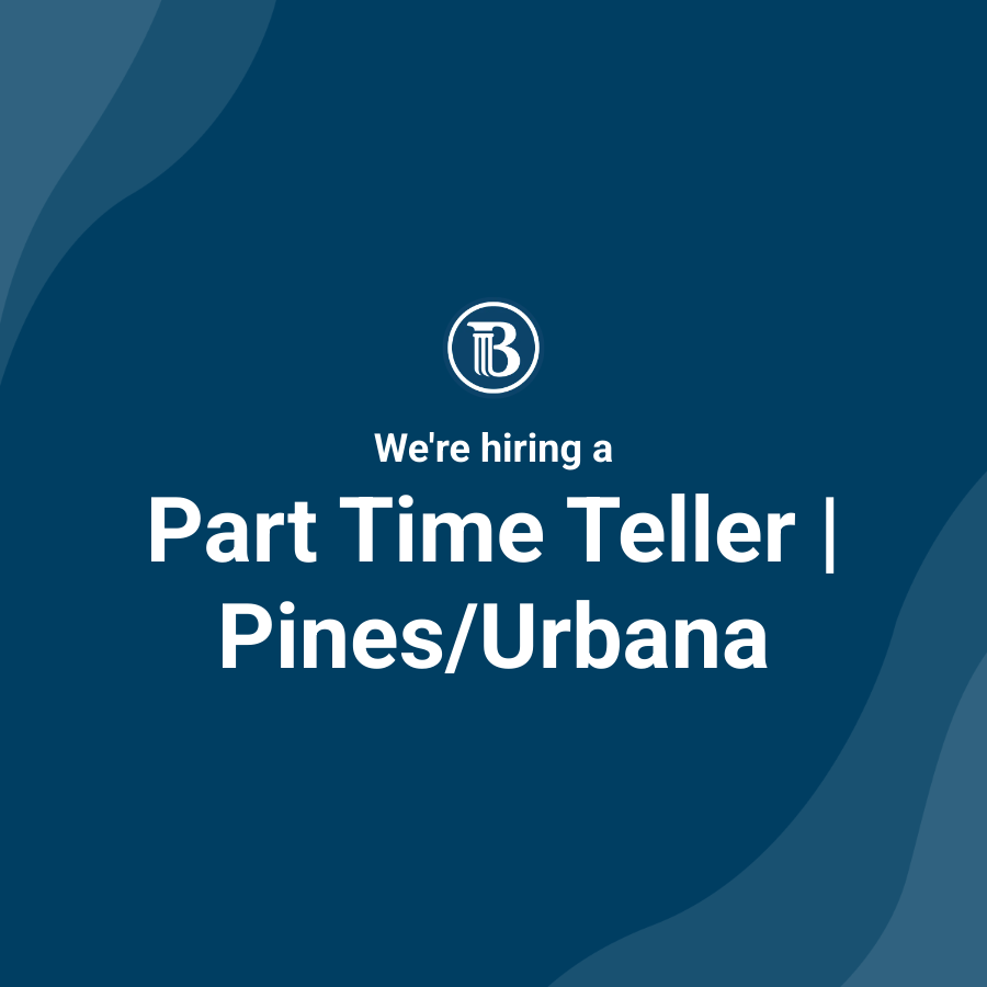 Part Time Teller | Pines/Urbana