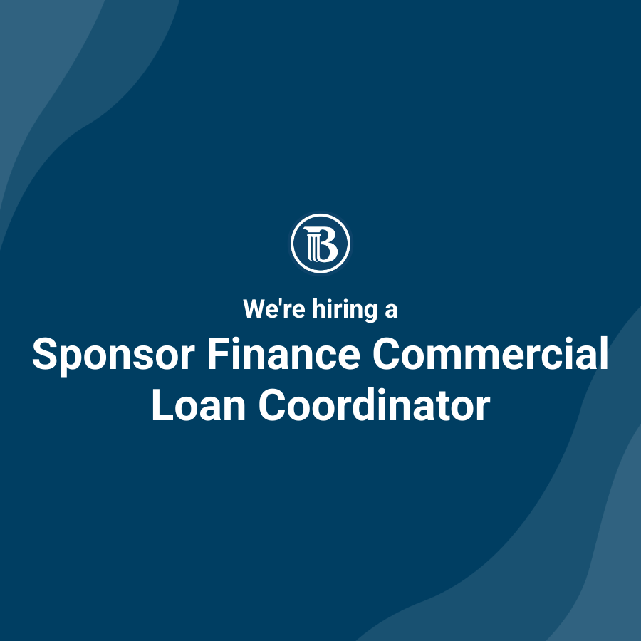 Sponsor Finance Commercial Loan Coordinator