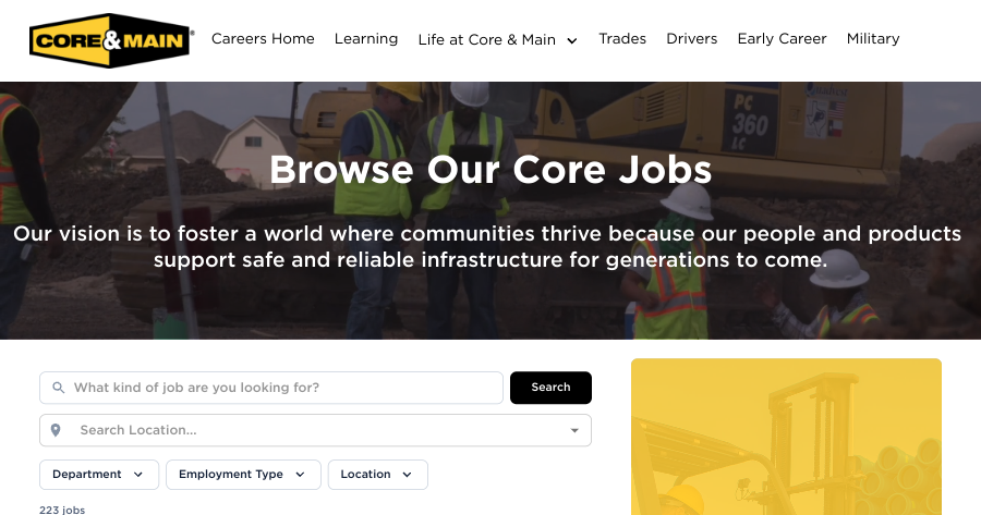 Core and Main Careers