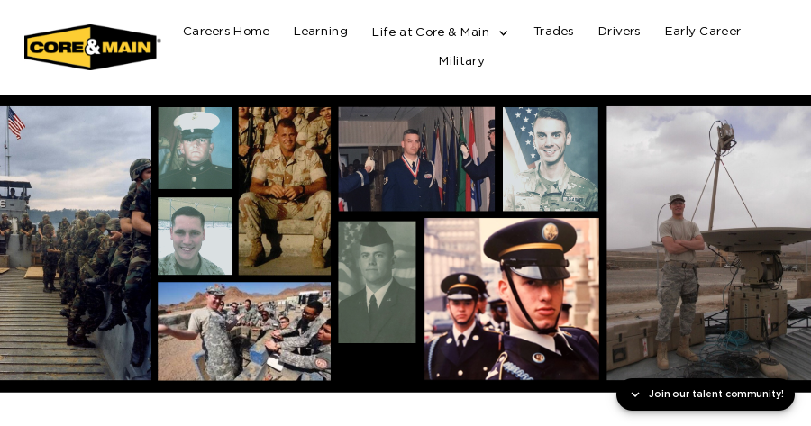 Military | Core & Main Careers