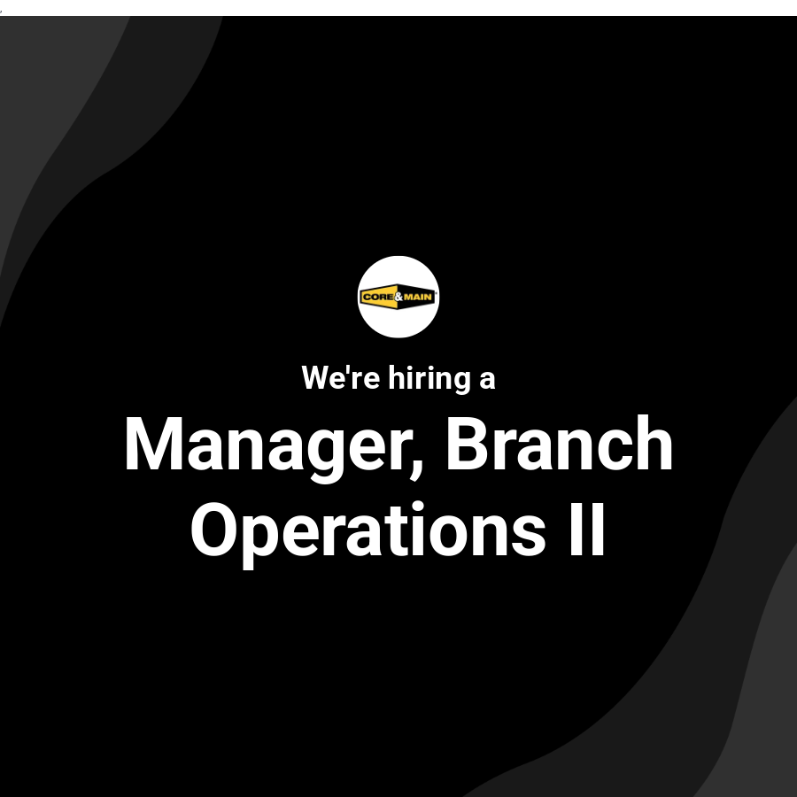 Manager, Branch Operations II