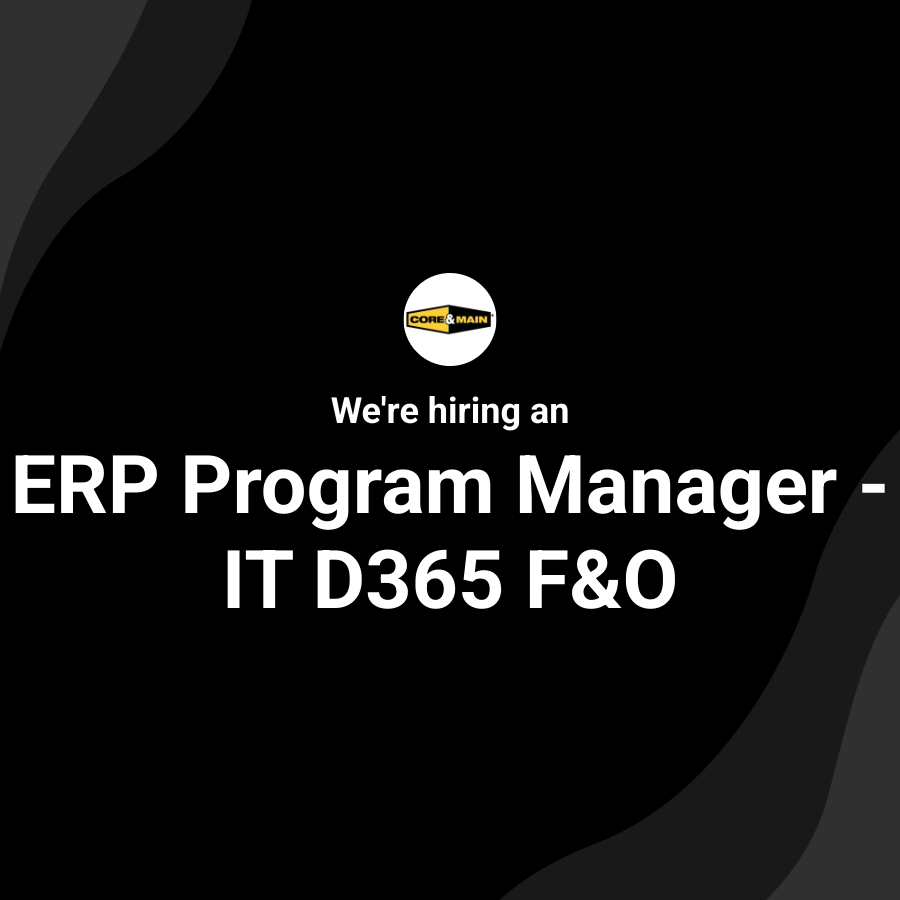 ERP Program Manager - IT D365 F&O