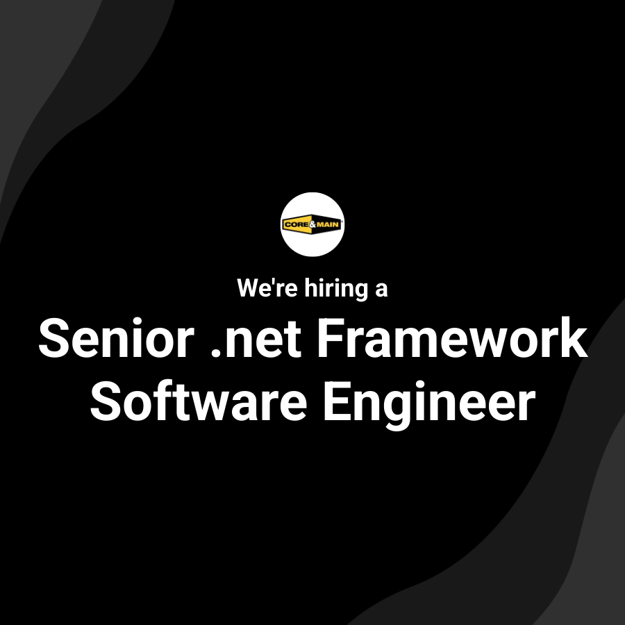 Senior .net Framework Software Engineer