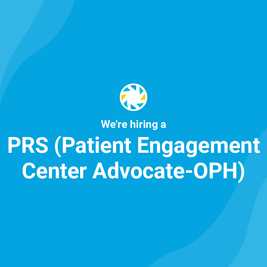 PRS (Patient Engagement Center Advocate-OPH)