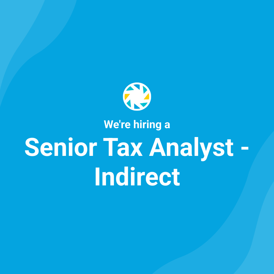 Senior Tax Analyst - Indirect