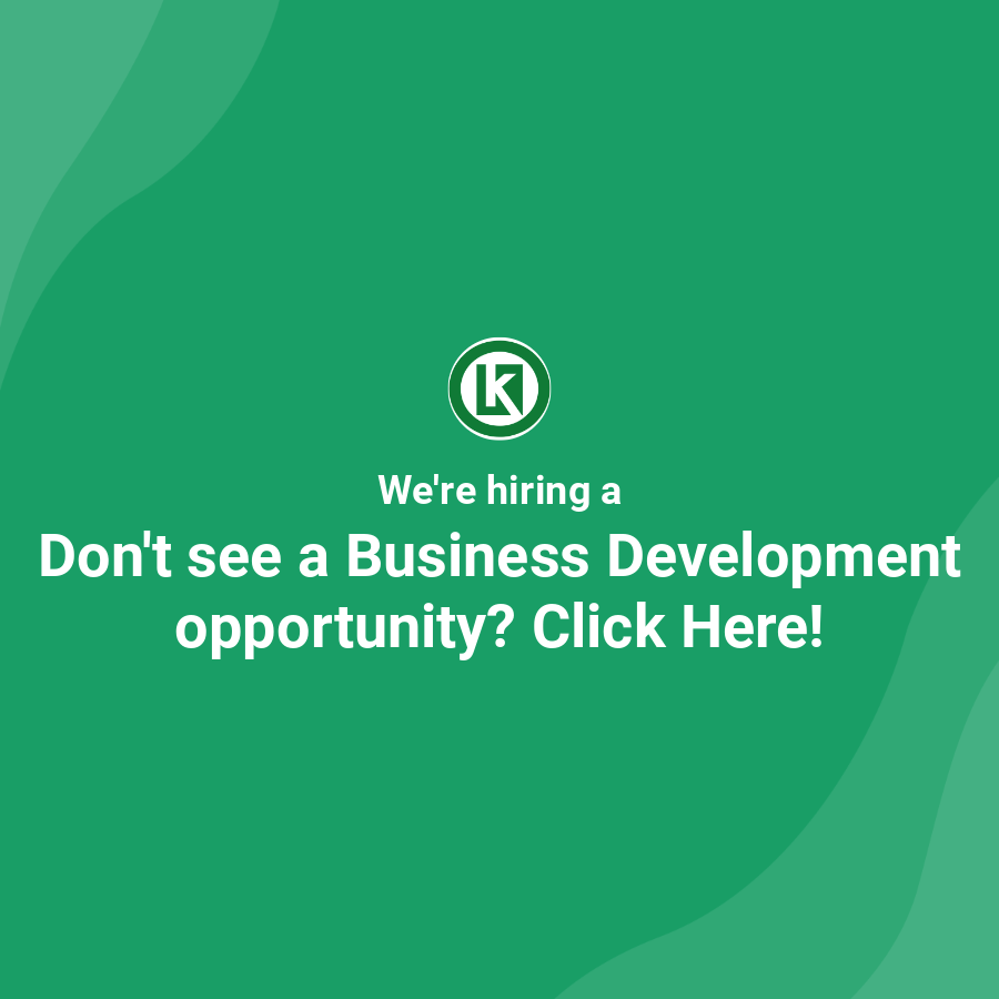 Don't see a Business Development opportunity? Click Here!