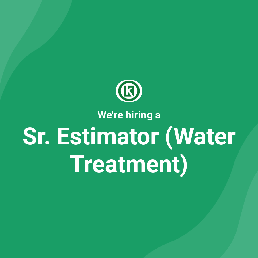 Sr. Estimator (Water Treatment)