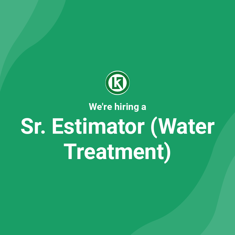 Sr. Estimator (Water Treatment)